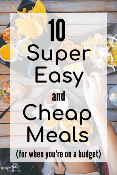 75+ Cheap Grocery List Ideas (the cheapest foods to buy on a budget!)