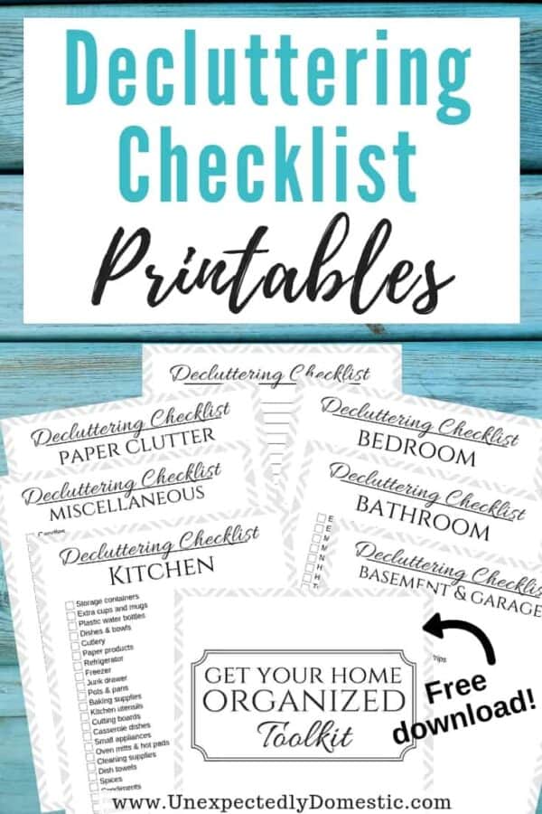 Declutter Your Home Checklist: 135 Things to Get Rid of to Organize ...