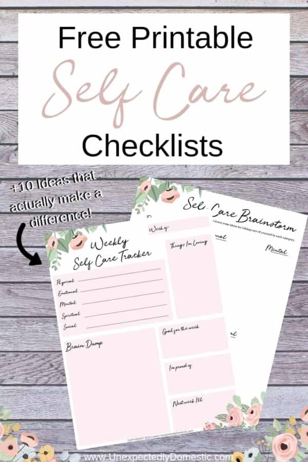 Self Care Checklist (+ 10 Ideas That Will Actually Nourish You!)