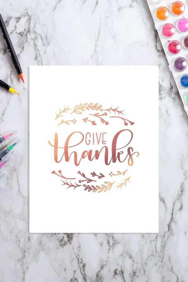15 Beautiful Free Fall Printables - Decorating for Fall on a Budget!