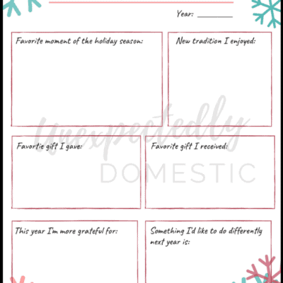 Printables Archives - Unexpectedly Domestic