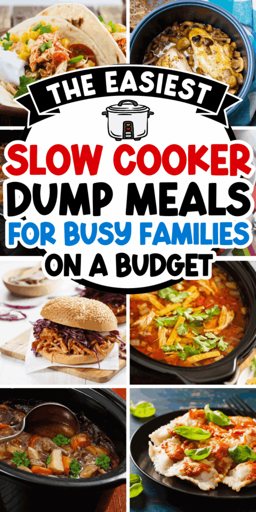 15 SUPER Easy Slow Cooker Dump Meals (all dump and go recipes!)
