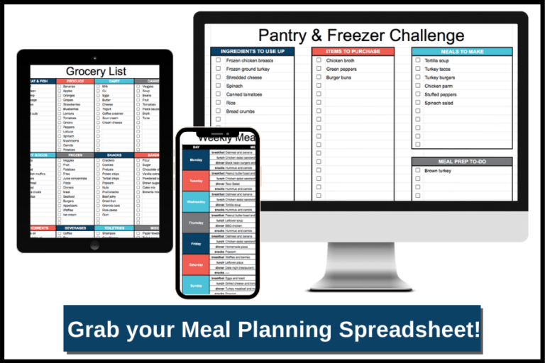 How to Use a Meal Planning Spreadsheet to Plan Your Menu in Minutes