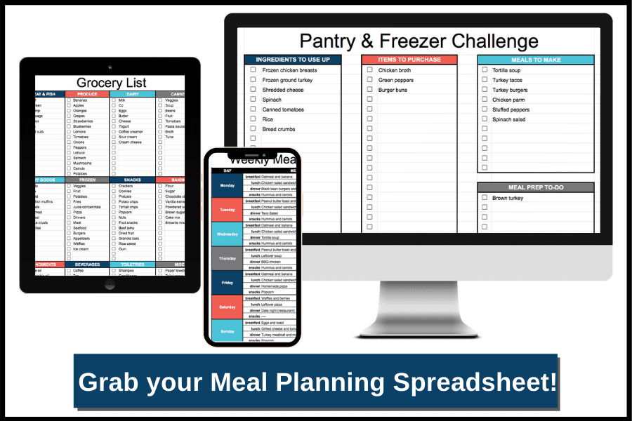 How To Use A Meal Planning Spreadsheet To Plan Your Menu In Minutes