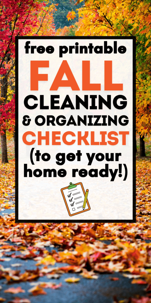 The Ultimate Fall Cleaning Checklist - How to Prep Your House for ...