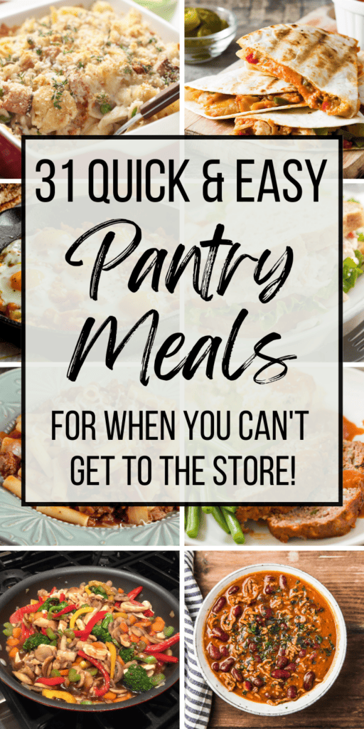 31 Eat From the Pantry Recipes (to use up what you have!)