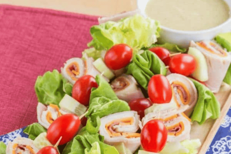 41+ Easy Skewer Appetizers for a Party (fun food on a stick ideas!)
