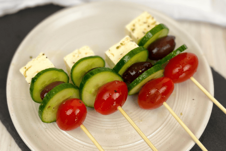41+ Easy Skewer Appetizers for a Party (fun food on a stick ideas!)