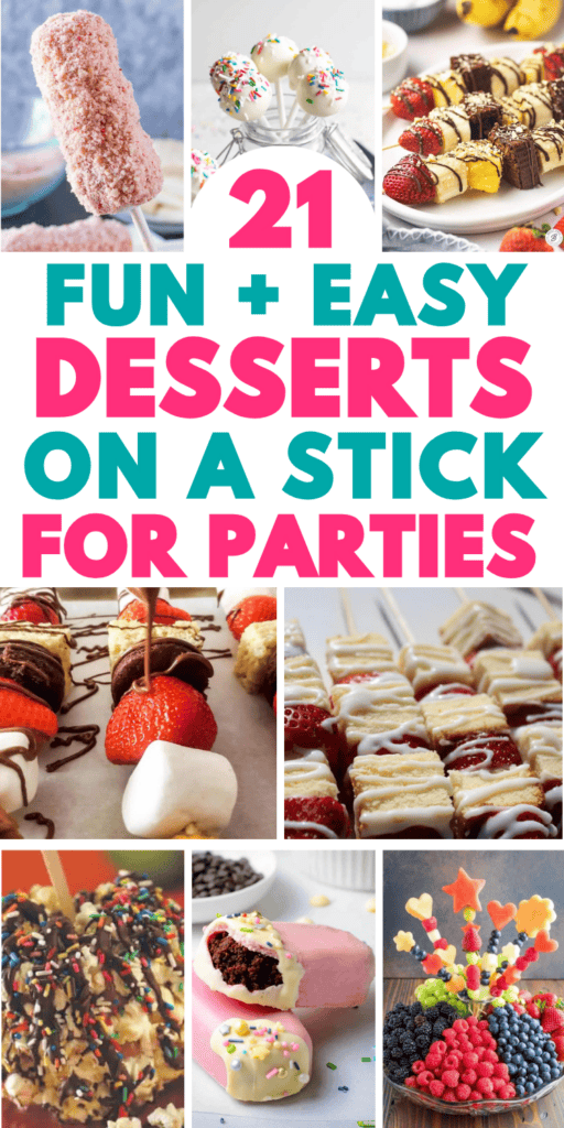 21 Fun Dessert Kabobs - Easy Dessert on a Stick Ideas
