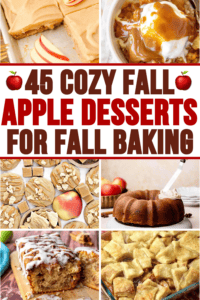 45 Unique Apple Desserts for Fun Fall Baking