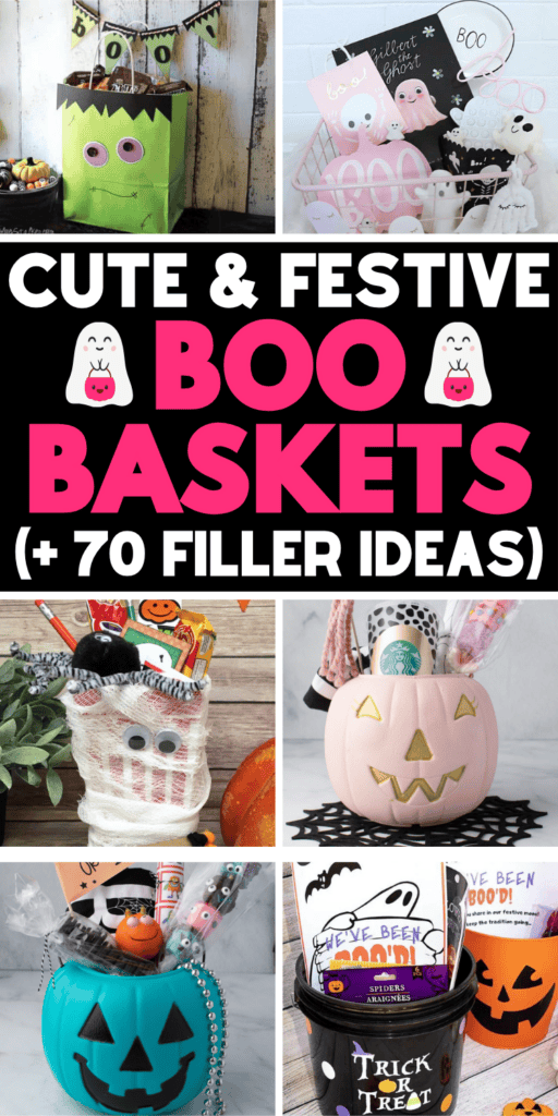 70 Spooky Cute Boo Baskets and Halloween Gift Basket Filler Ideas
