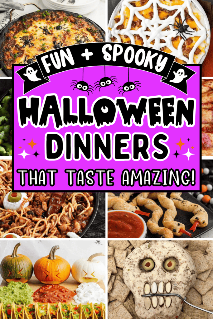65 Fun Spooky Dinner Ideas (creepy Halloween party food recipes!)