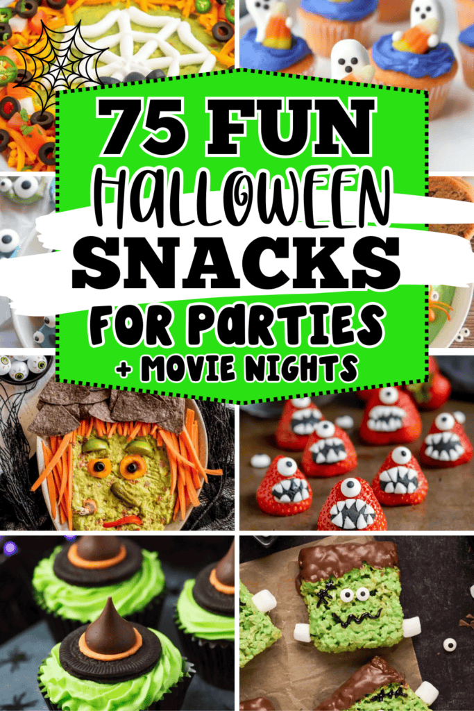 75 Halloween Themed Snacks & Spooky Party Food Ideas