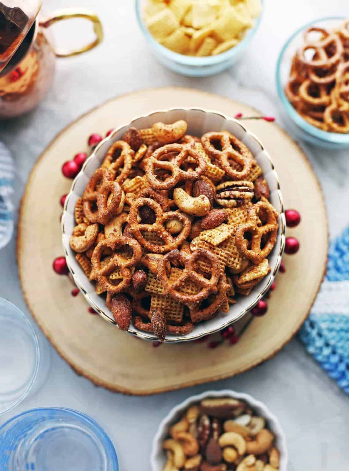 45 Fun Summer Snack Mix Ideas (easy chex mix recipes!)