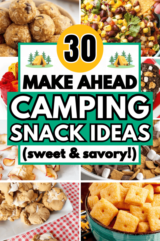 30 Easy Premade Camping Snacks (homemade snacks you can make ahead!)