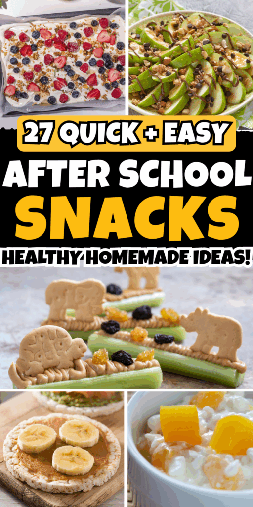 27 Quick & Easy After School Snacks Your Kids Will Actually Eat