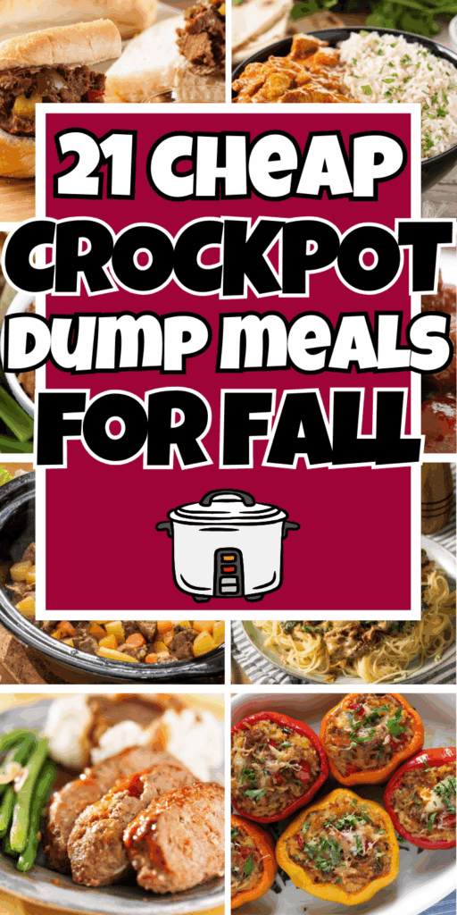 21 Easy Fall Crockpot Dump Meals for Cheap Autumn Dinners