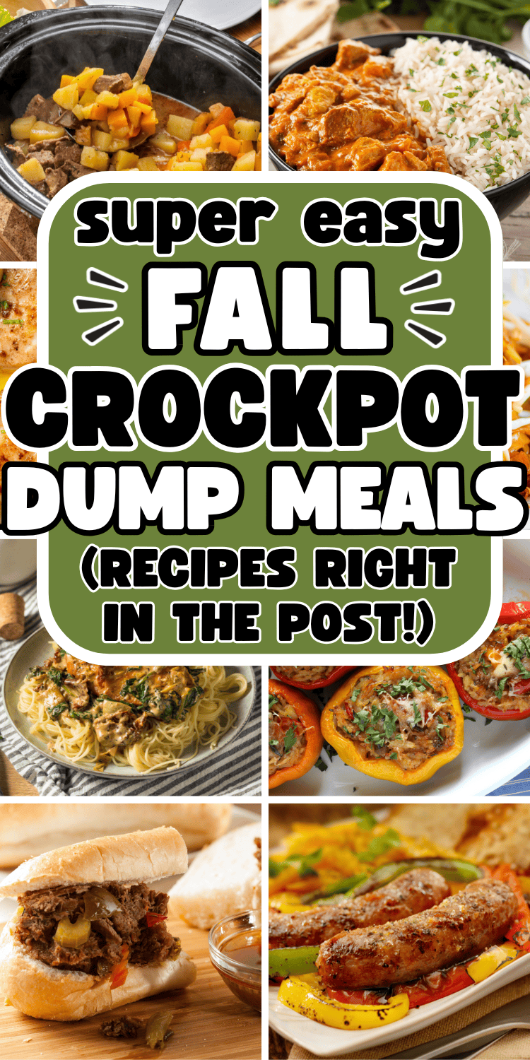 21 Easy Fall Crockpot Dump Meals for Cheap Autumn Dinners
