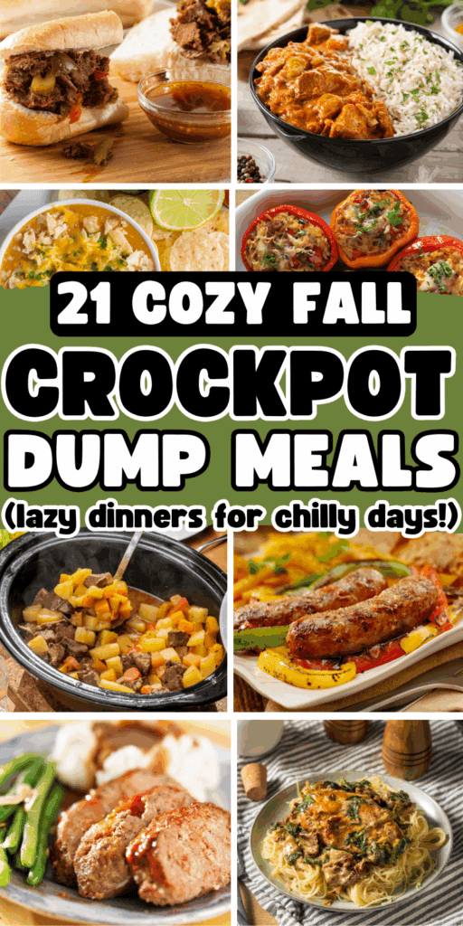 21 Easy Fall Crockpot Dump Meals for Cheap Autumn Dinners