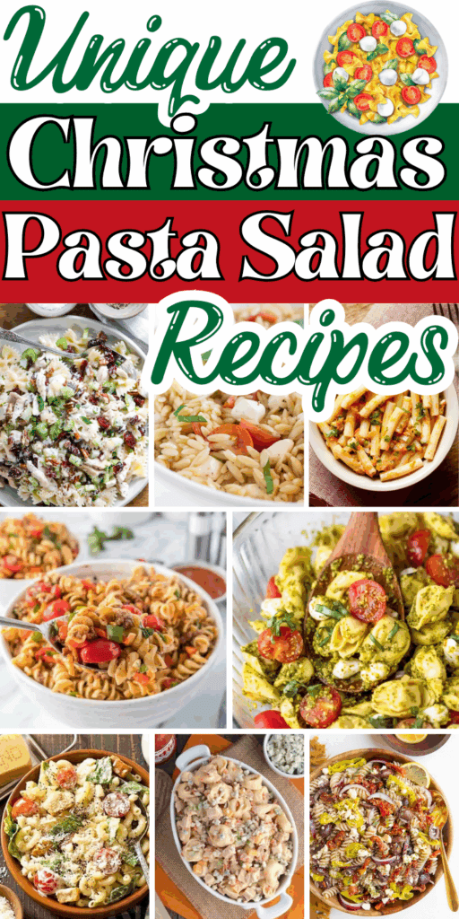 19 Festive Christmas Pasta Salad Recipes for Holiday Parties & Potlucks